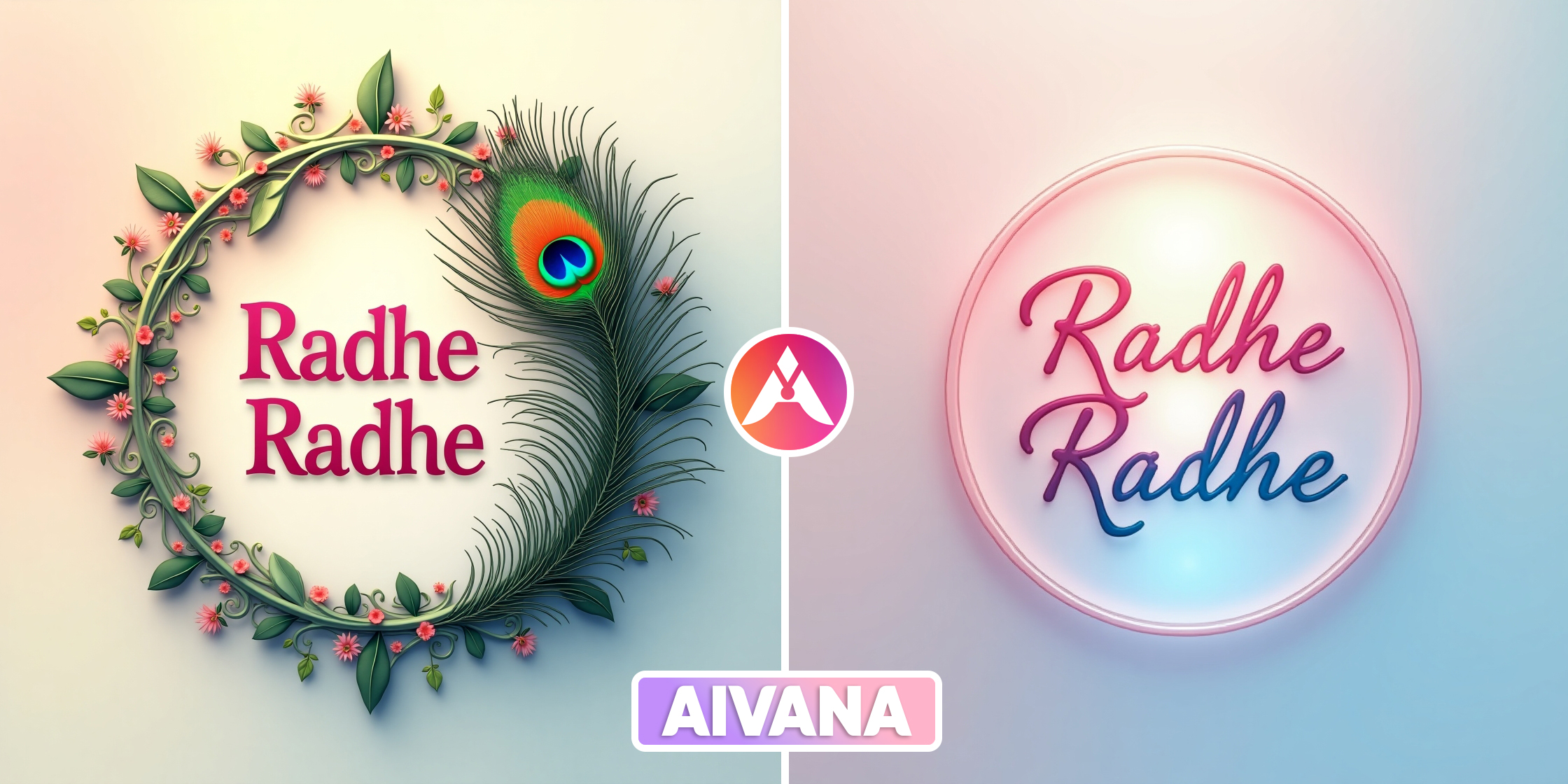 Radhe Radhe Greetings AI Wallpapers - Aivana
